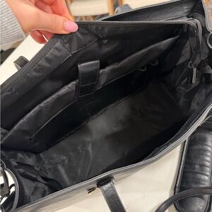 BEIS | Bags | Beis Black Work Tote Shoulder Bag | Poshmark
